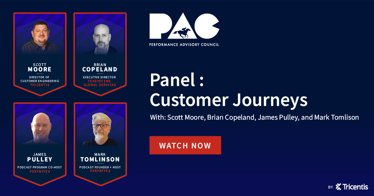 Performance testing panel - Tricentis