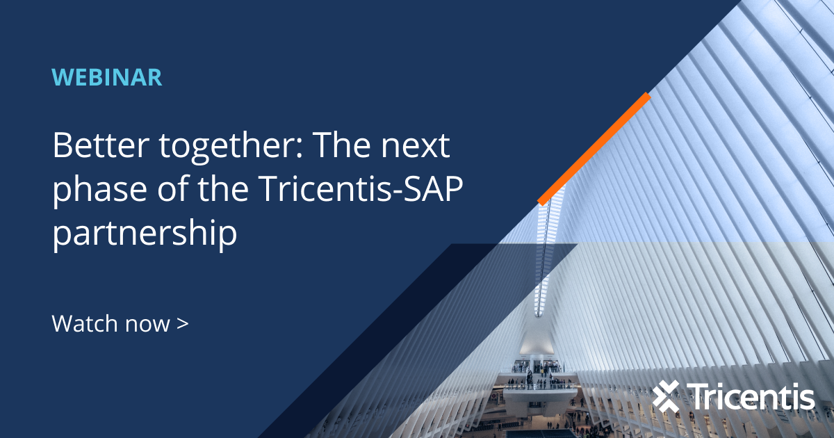 Better together: The next phase of the Tricentis-SAP partnership ... Better together: The next phase of the Tricentis-SAP partnership ...