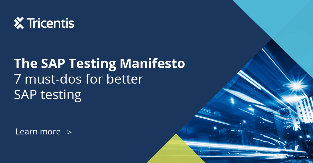 SAP Testing Manifesto video series: embrace change or die - Tricentis