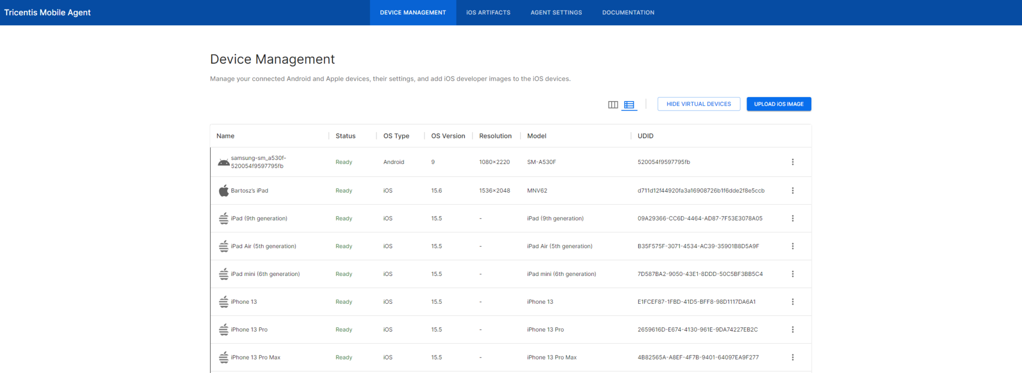 Tricentis Mobile Agent - Tricentis