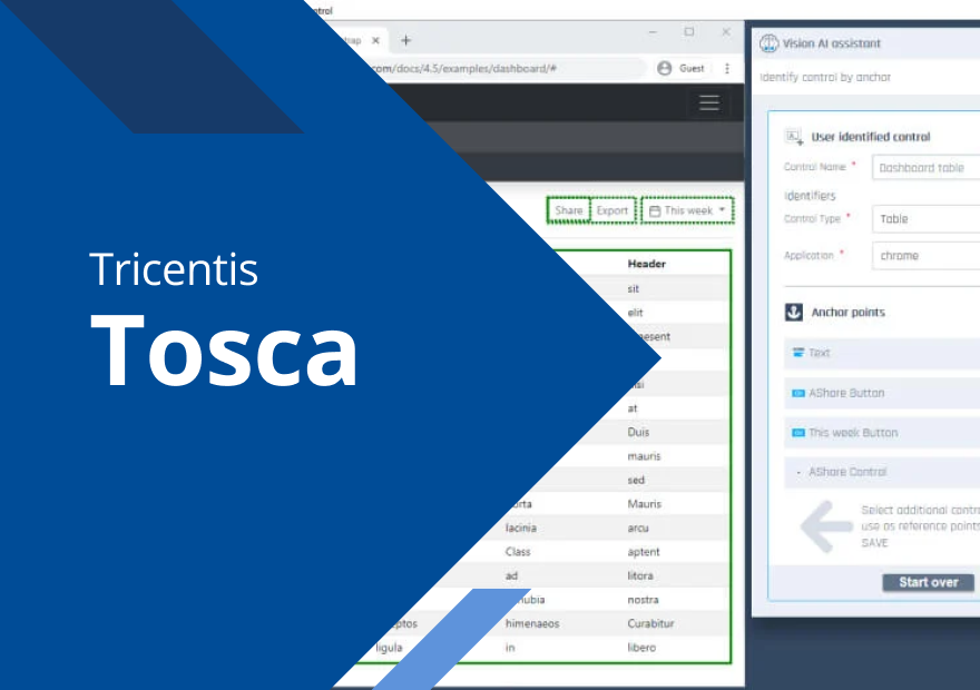 Tricentis Tosca Produkttour - Tricentis