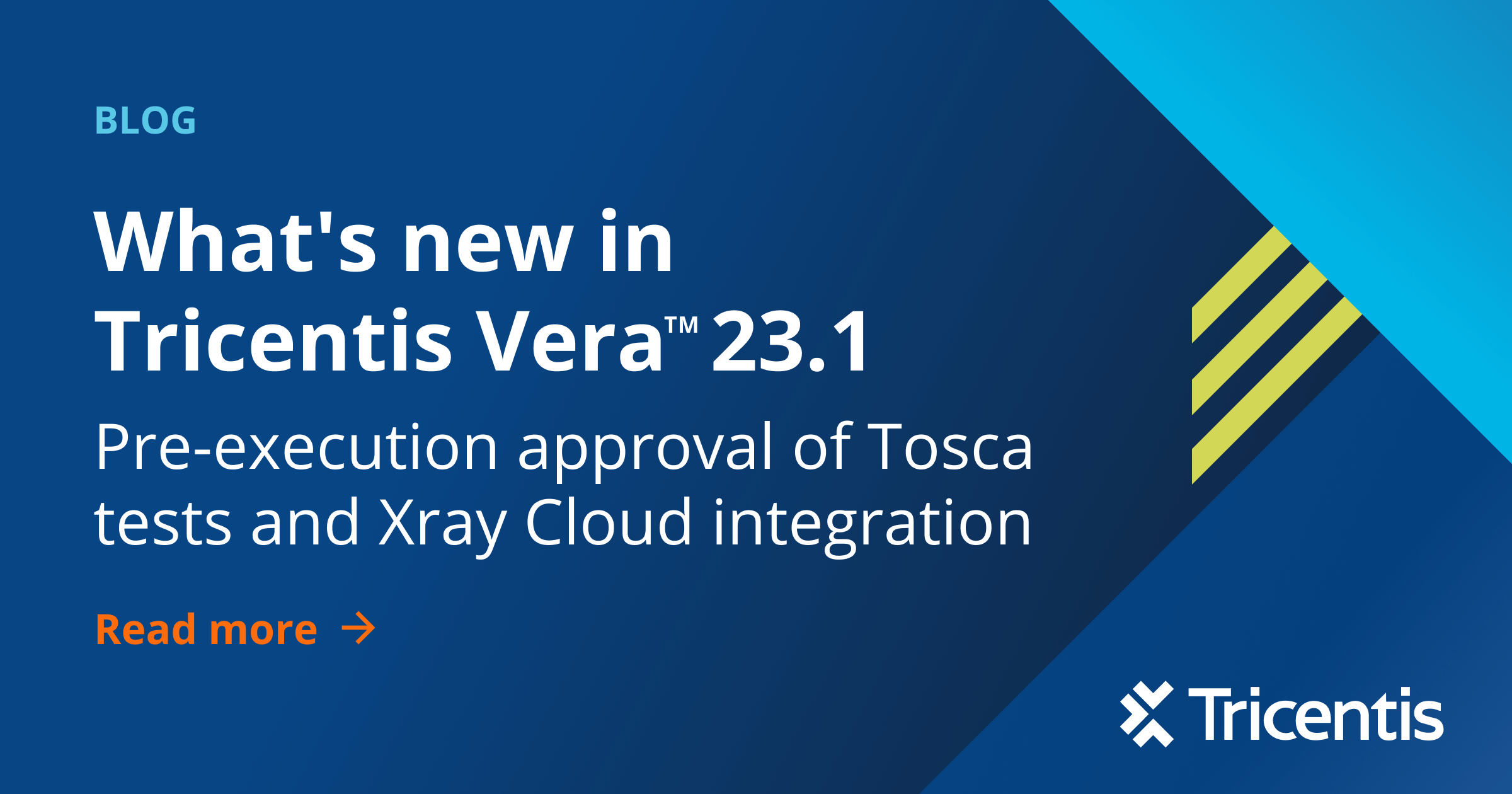 Tricentis Vera 23.1: Tosca and Xray Cloud integration - Tricentis
