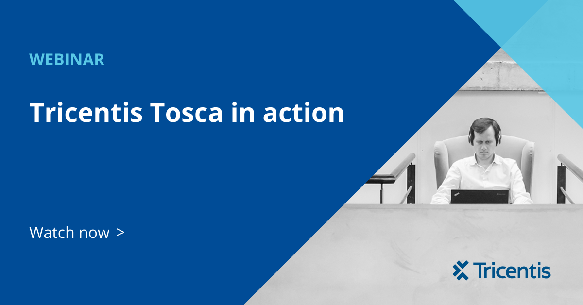 Tricentis Tosca In Action On Demand Demo Tricentis