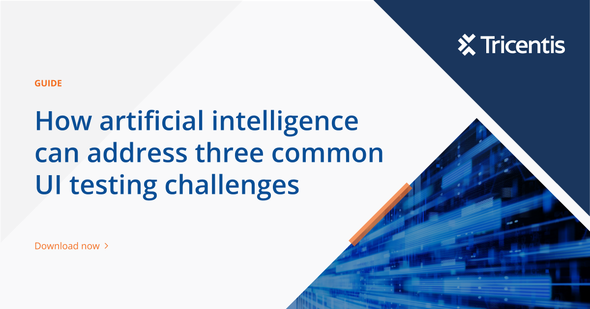 How artificial intelligence can address three common UI testing ...