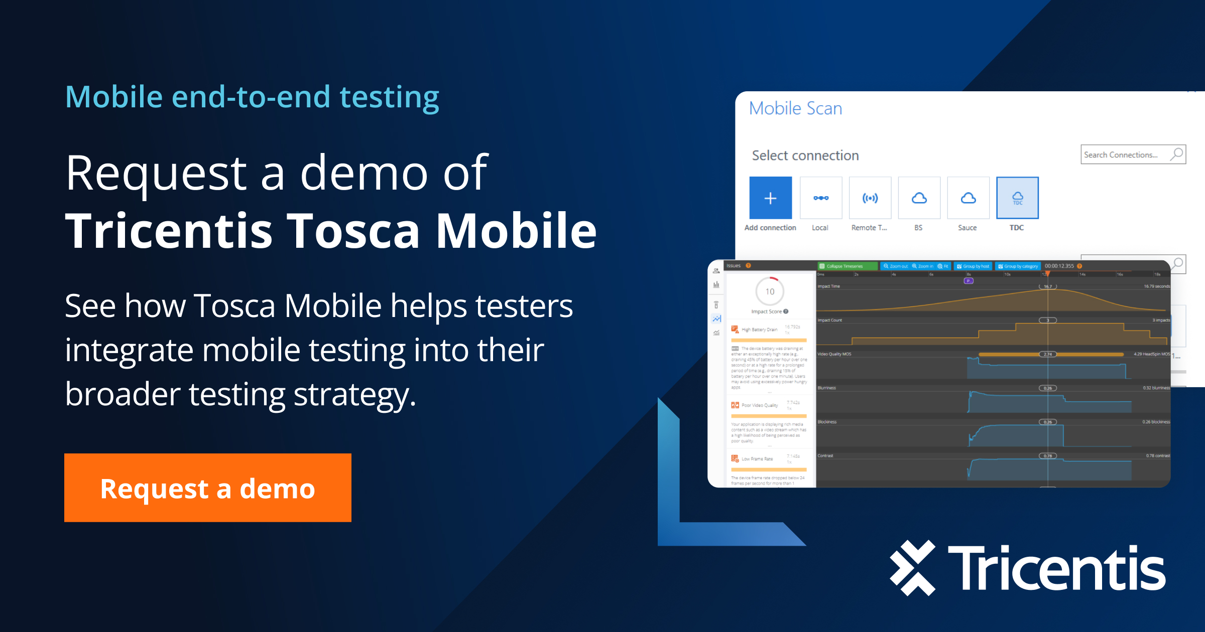 Get a demo of Tricentis Tosca Mobile - Tricentis