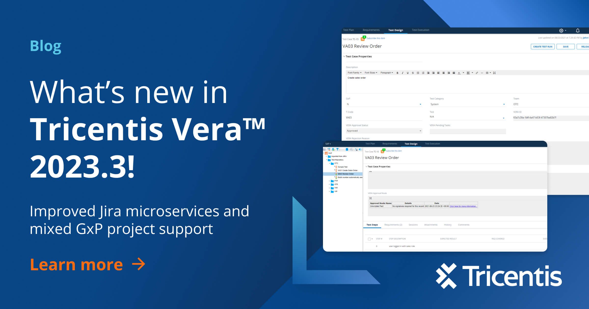 What’s new in Vera 2023.3 - Tricentis