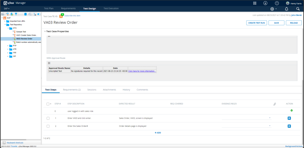 What’s new in Vera 2023.3 - Tricentis
