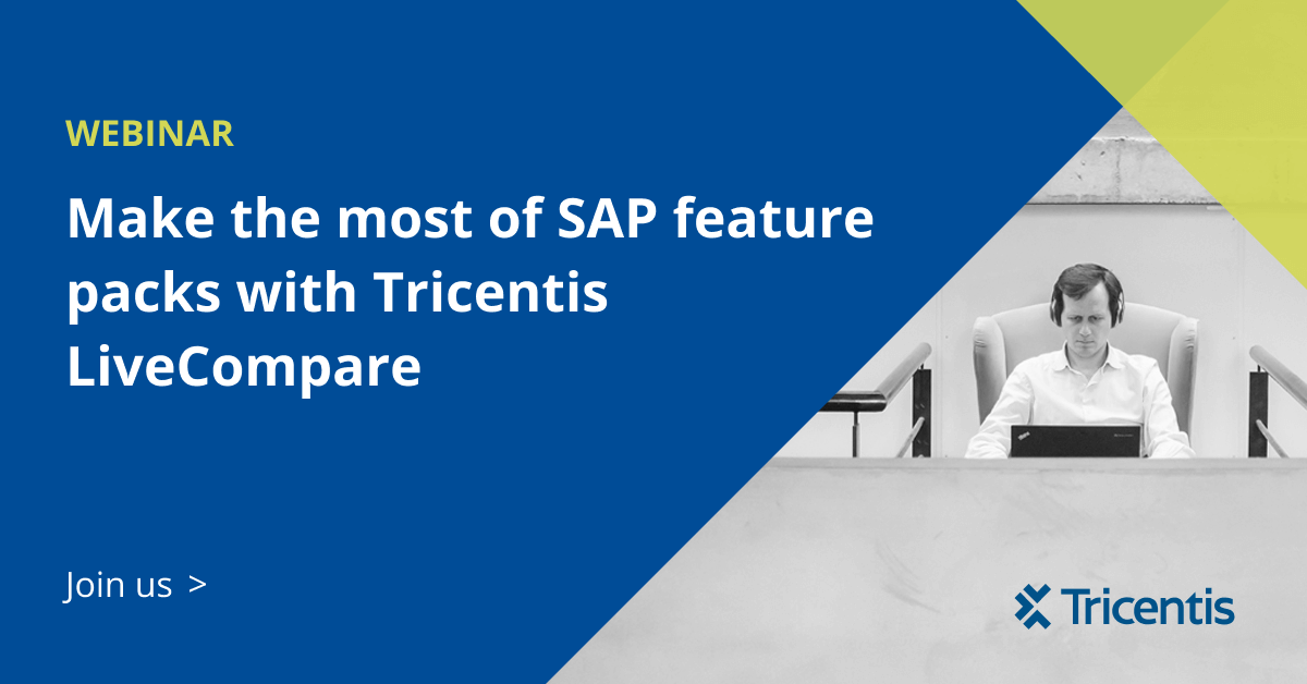 Make the most of SAP feature packs with Tricentis LiveCompare - Tricentis