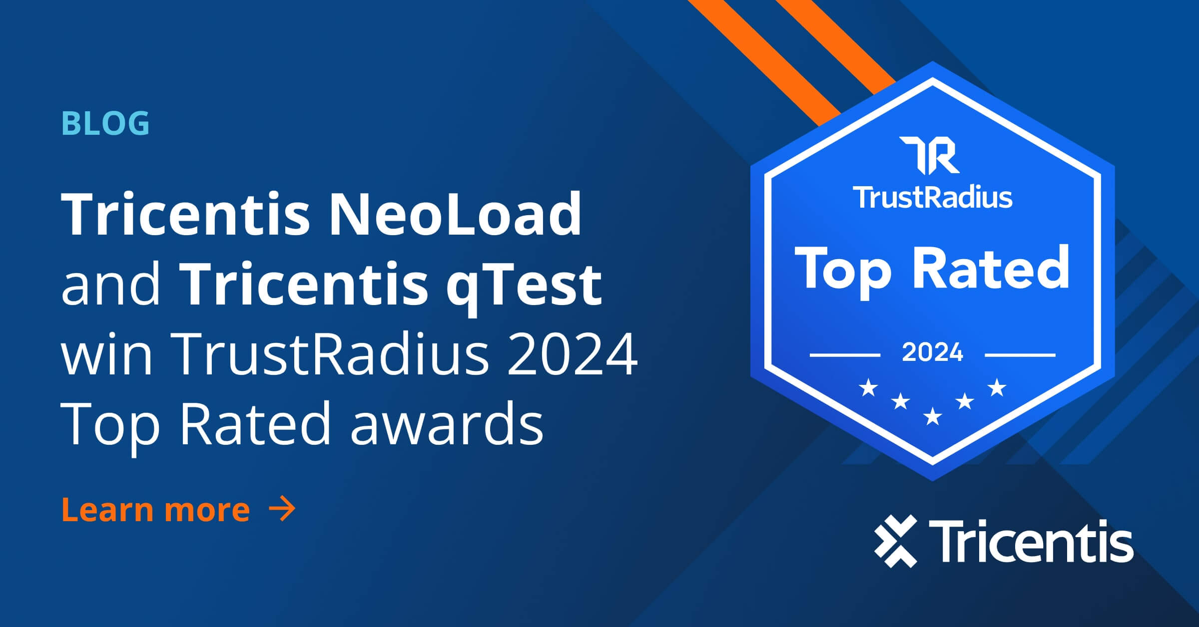 Winner of TrustRadius 2024 Top Rated awards - Tricentis