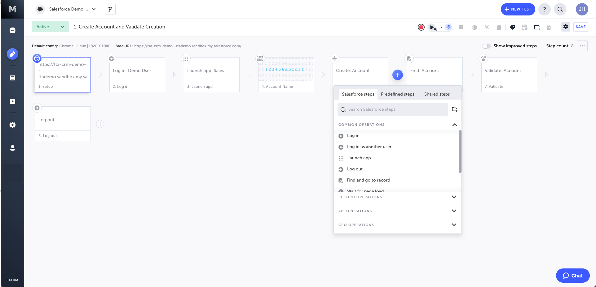 Testim Salesforce Fast Low Code Test Automation Tricentis