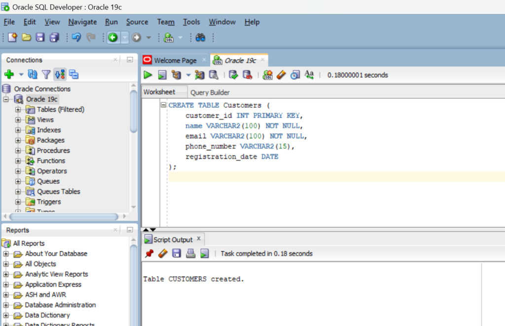 How to Create a Table in Oracle SQL - Tricentis