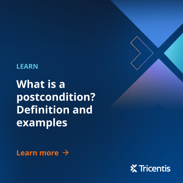 What is a postcondition? Definition and examples