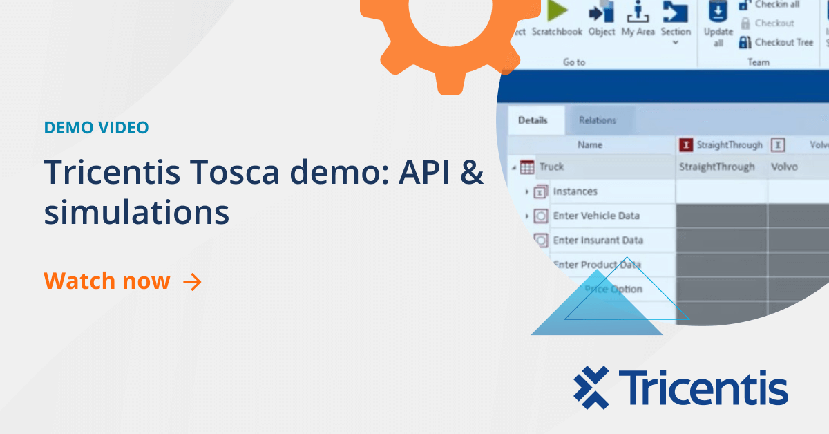Tricentis Tosca demo: API & simulations - Tricentis