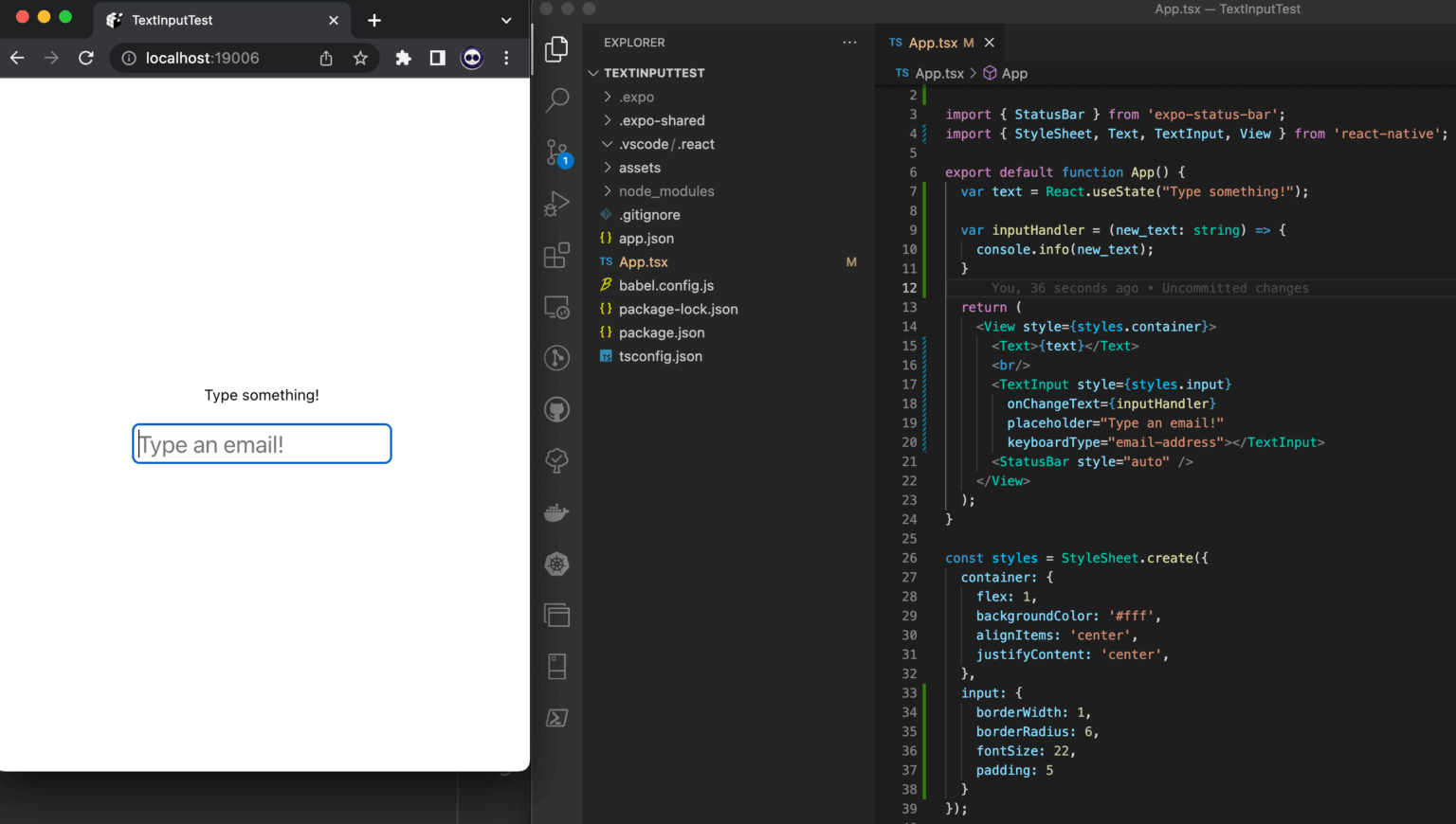 React Native text input components explained