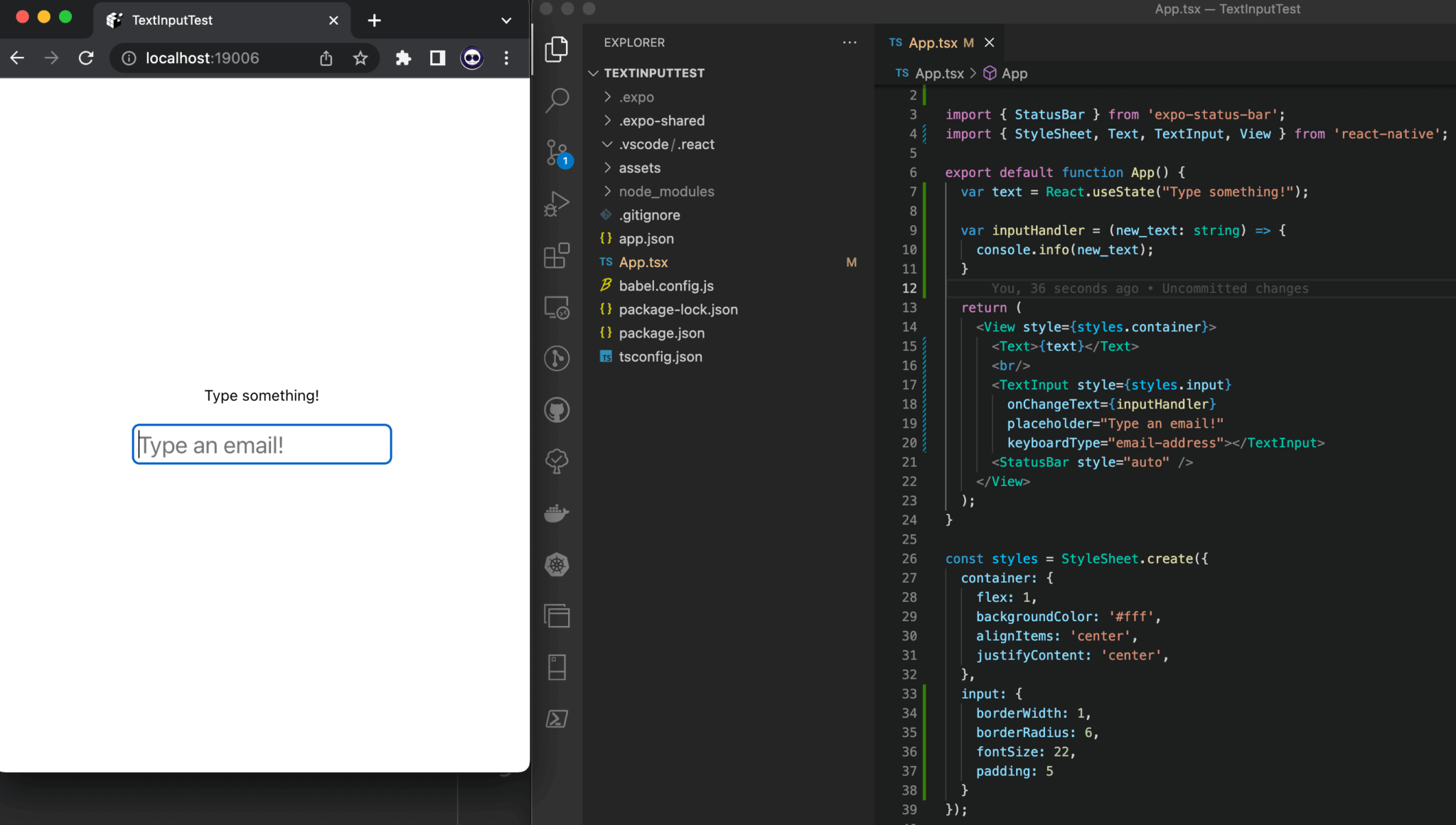 TextInput in React Native: Introduction with examples - Tricentis